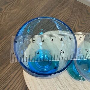 Cristar | Dining | Vintage Cristar Water Wine Aqua Blue Lexington ...